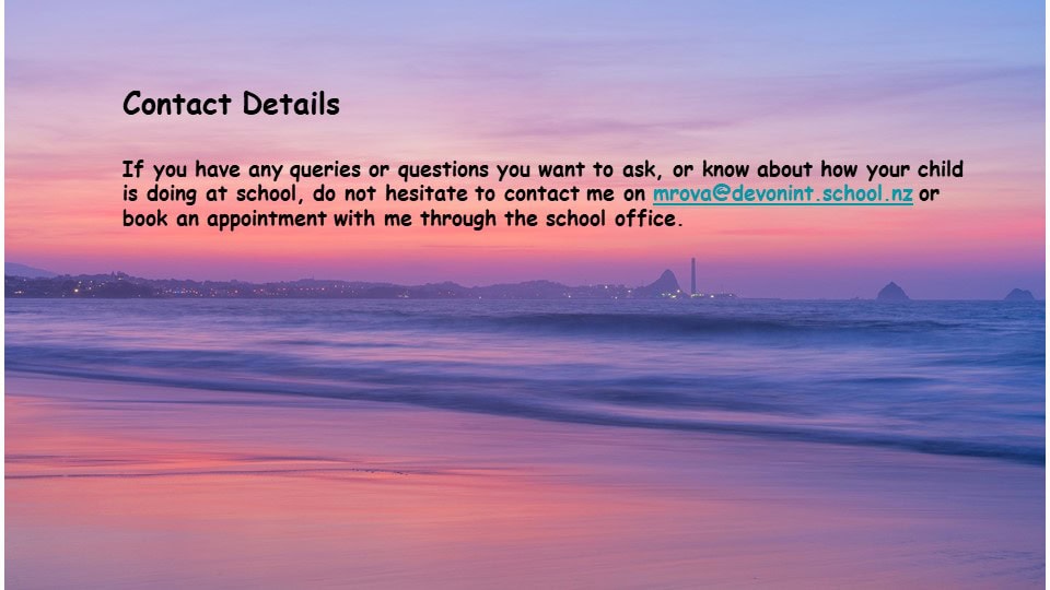 Room 11 Devon Intermediate School