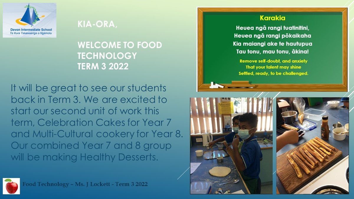 Food Technology Devon Intermediate School