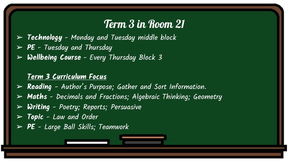 Room 21 Devon Intermediate School