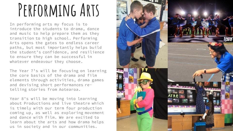 Performing Arts Devon Intermediate School